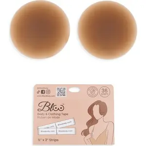 BLOO Everyday Confidence Waterproof Silicone Nipple Covers & Fashion Tape Kit - Dark