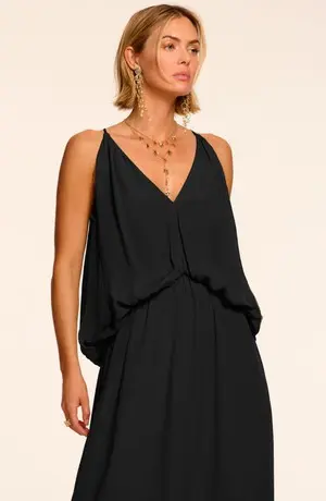 Ramy Brook Blouson Bodice Maxi Dress