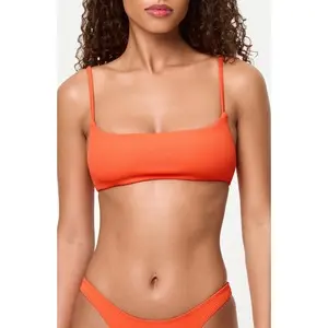 L*Space Presley Rib Bikini Top Poppy