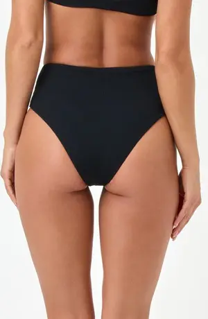 L*Space Soleil High Waist Rib Bikini Bottoms