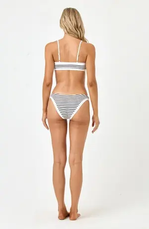 L*Space Madison Rib Bikini Top - Sail Along Stripe