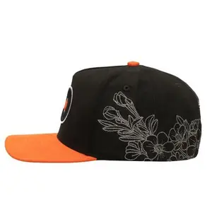 Mitchell & Ness Orange Philadelphia Flyers May Flowers Pro Crown Adjustable Hat