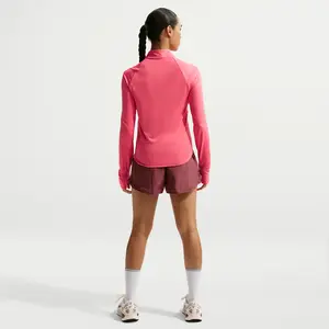 Nike Swift Dri-fit Uv 1/4-zip Running Top - Pink