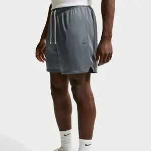 Nike Standard Issue 5" Practice Mesh Basketball Shorts - Grey