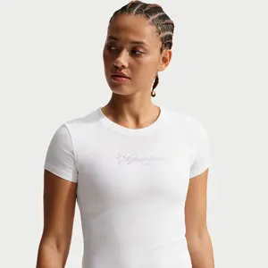 Nike Sportswear Chill Knit Slim Cropped T-shirt - White