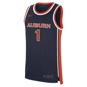 Nike Auburn Replica College Basketball Jersey - Blue