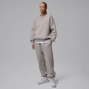 JORDAN Brooklyn Fleece Crew-neck Sweatshirt - Grey