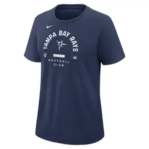 Nike Tampa Bay Rays Authentic Collection Early Work Dri-fit Mlb T-shirt - Blue