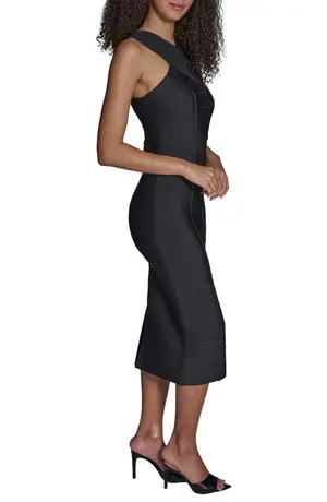 Bcbgmaxazria Bandage Body-con Midi Dress