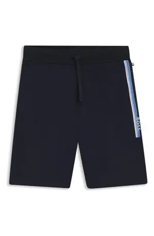 BOSS Cotton Pajama Shorts - Dark Blue