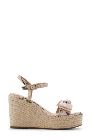 Ted Baker London Floral Espadrille Platform Wedges