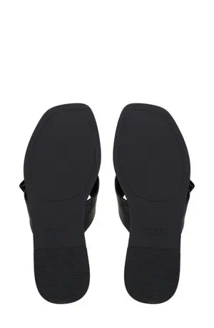 Ted Baker London Spencer Leather Slide Sandal - Black