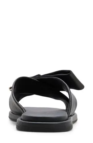 Ted Baker London Spencer Leather Slide Sandal - Black
