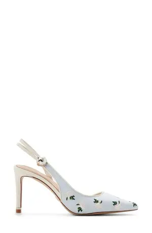 Ted Baker London Sadie Floral Embroidered Slingback Pumps
