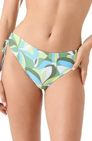 Roxy Surf Break Bikini Bottom - Green Multi