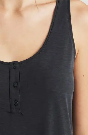 MAVI Henley Tank - Black