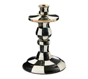 MACKENZIE-CHILDS Check Small Candlestick - One-color