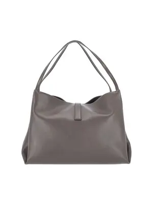FERRAGAMO Gancini Large Tote Bag - Gray