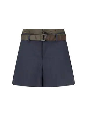 Herno Belted Shorts For Women