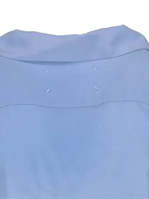 MAISON MARGIELA Silk Four Stitches Shirt - Light Blue