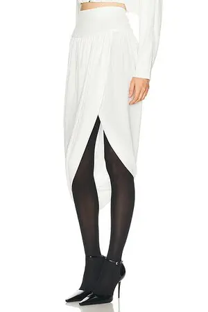 Alaïa Twisted Asymmetrical Skirt