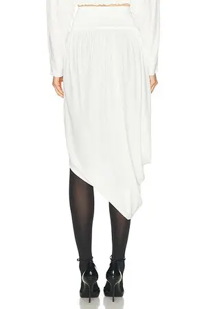 Alaïa Twisted Asymmetrical Skirt