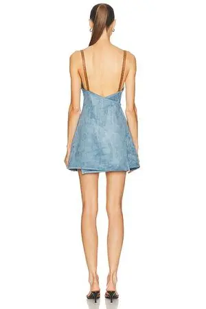 Alexis Kacen Wrap Dress - Azure