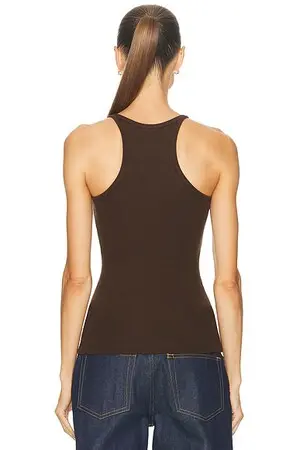 GRLFRND Slim Racer Tank - Espresso