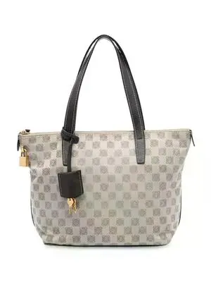 Loewe 2010 Anagram Canvas Tote Bag