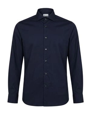 BAGUTTA Shirt Size Cotton, Elastane - Blue