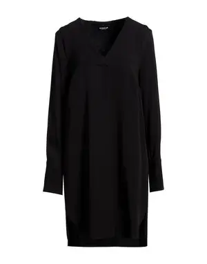 DONDUP Mini Dress In Cady - Black