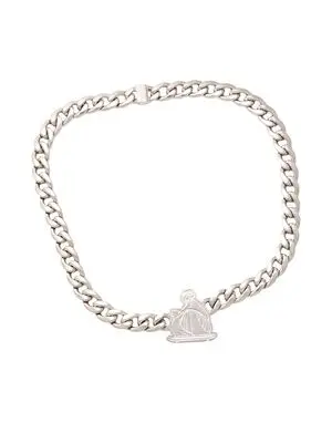 LANVIN Logo Metal Necklace