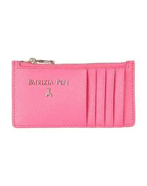 Patrizia Pepe Cardholder Coral Leather - Red