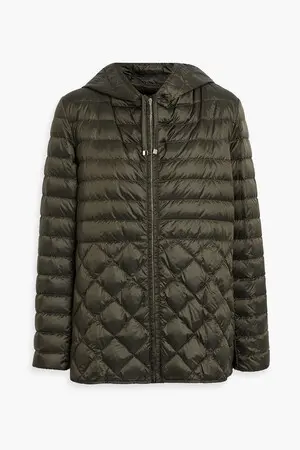Max Mara Quilted Shell Hooded Jacket