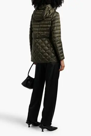 Max Mara Quilted Shell Hooded Jacket