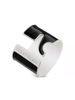 COURREGES Logo-enamel Ring Set