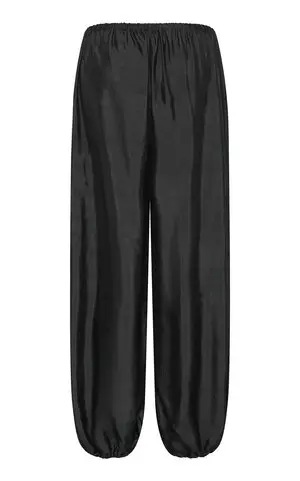 ST. AGNI Silk Balloon Leg Pants