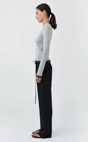ST. AGNI 90s Rouleau Belted Trousers