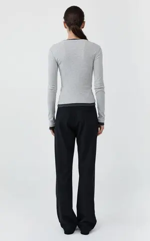 ST. AGNI 90s Rouleau Belted Trousers