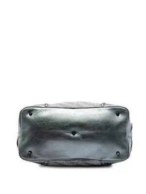 Burberry Glitter Smoke Check Satchel