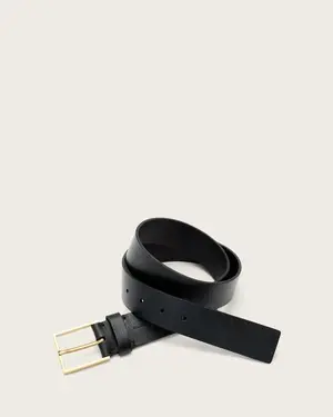 ALLSAINTS Etta Leather Belt Black