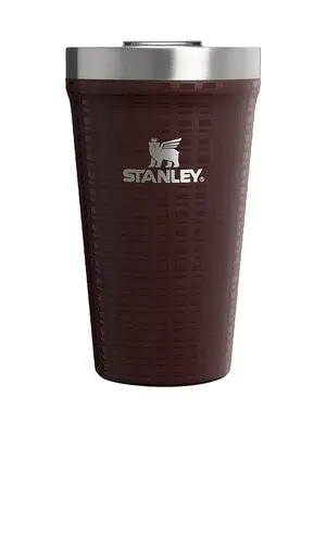 STANLEY The Everyday Tumbler 16oz In Burgundy - Mahogany Grid