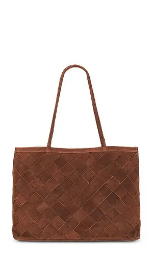 BEMBIEN Gabrielle Grande Woven Suede Tote