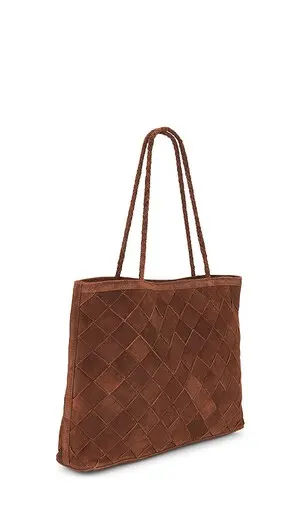 BEMBIEN Gabrielle Grande Woven Suede Tote