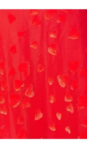SKIMS Sheer Velvet Burnout Straight Neck Mini Dress In Red - Ruby Contrast
