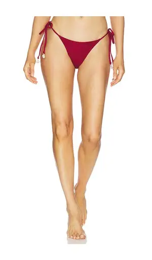 LA PORTE Aurora Bikini Bottom - Sun Dried Tomato