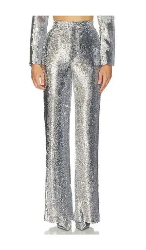 Silver Sequin Pants 