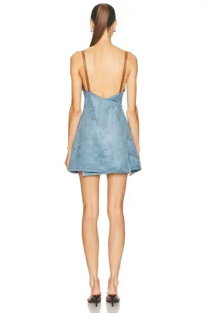 Alexis Kacen Wrap Dress - Azure