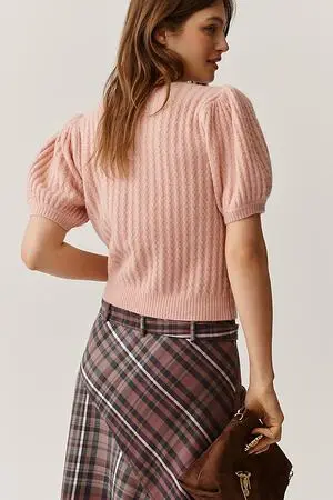 Paige Demetra Short-sleeve Sweater