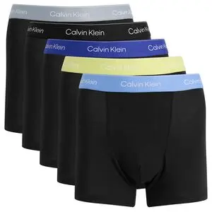 Calvin Klein Icon Trunk 5 Pack - Black/blue/green/grey